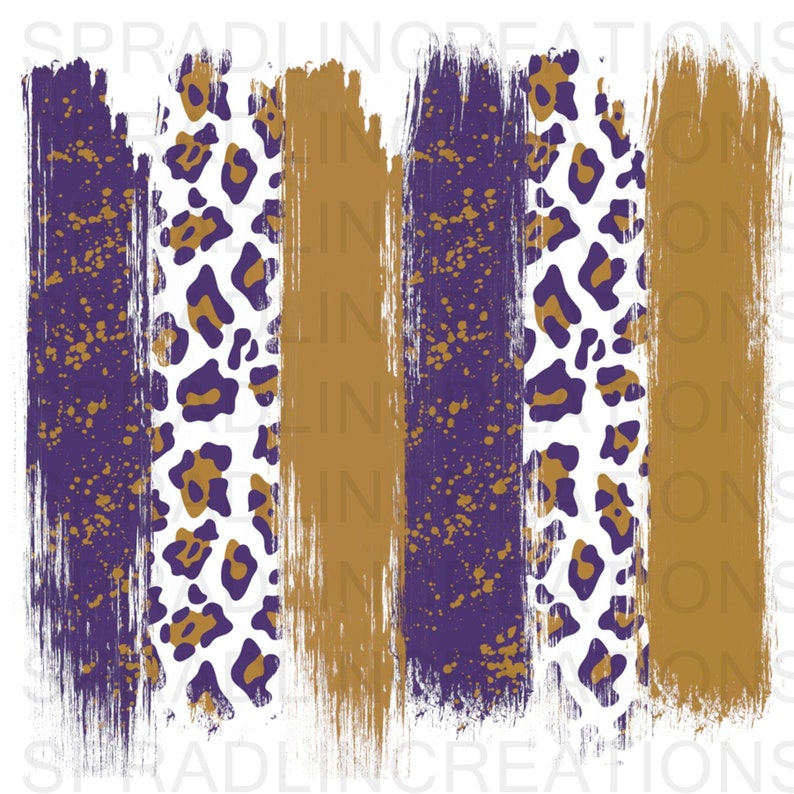 Purple and Gold Leopard Background for Sublimation - Etsy