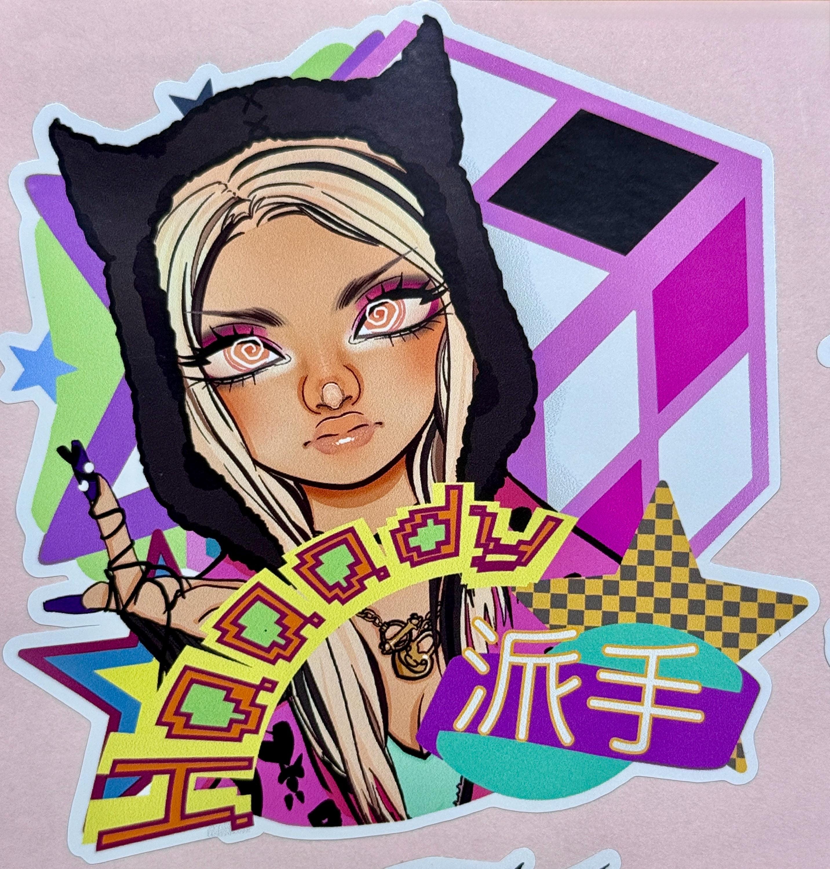 Haaady Gal Gyaru Subculture Sticker - Etsy