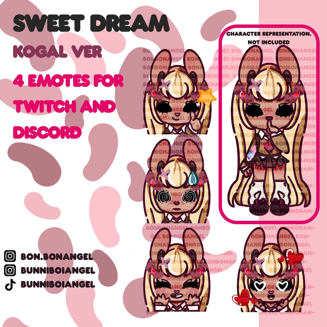 Sweet Dream Kogal Vr. Emotes - Etsy