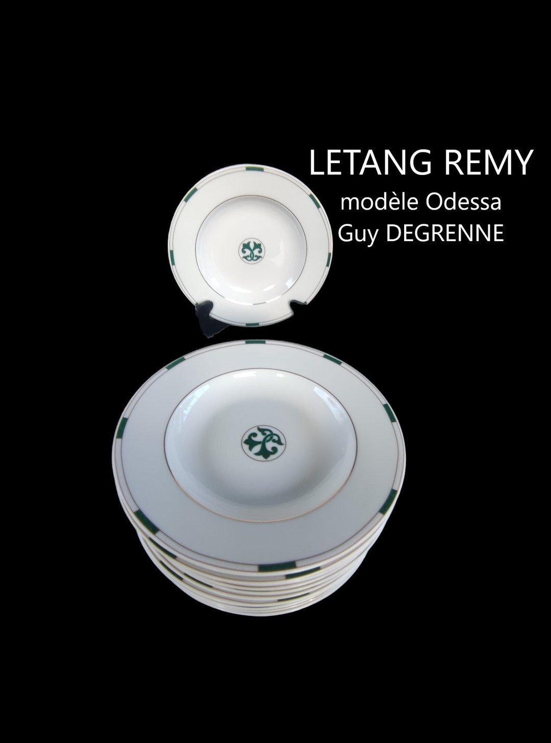 Guy Degrenne - LETANG REMY - Table Service/deep/soup Plates Model ...