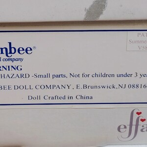 Effanbee Patsy Summer Fair Doll ~ C: 2001 ~ Original Outfit on Her ...