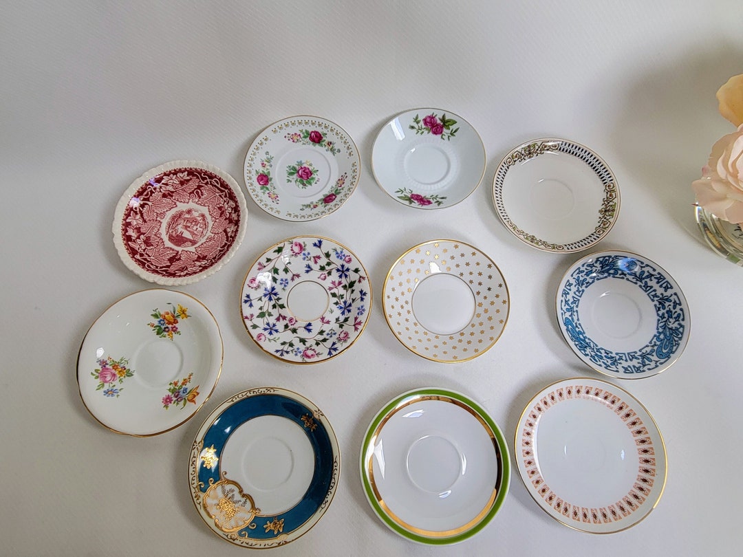 Demitasse Saucers ~ 11 Different Patterns & Makers ~ A Collection for ...
