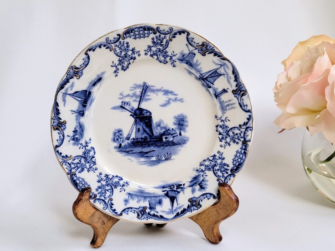 Grimwades Delph Salad Plate ~ 7" ~ Stoke on Trent ~ Delph Plate ~ Made ...