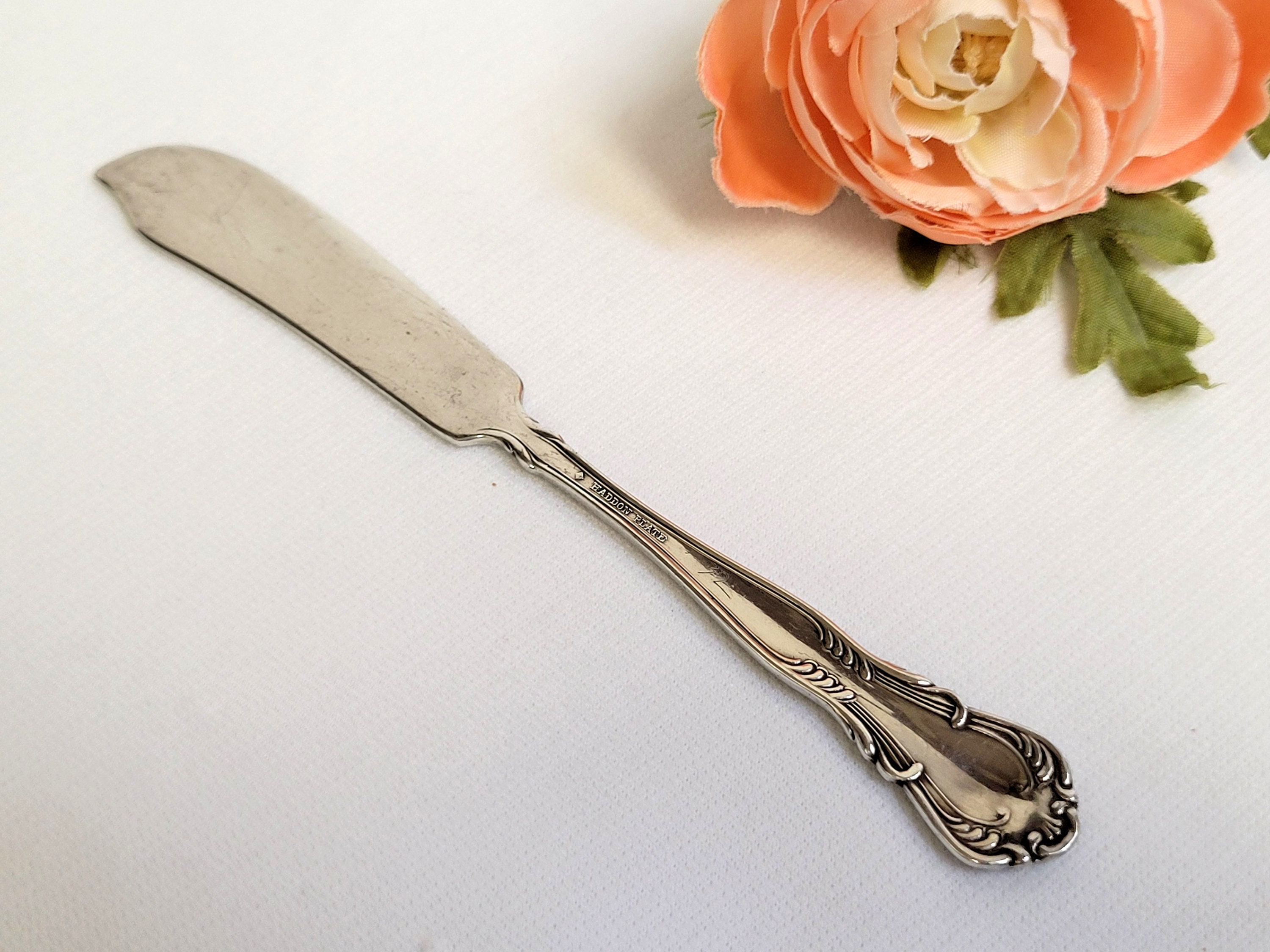 Butter Knife And Plate