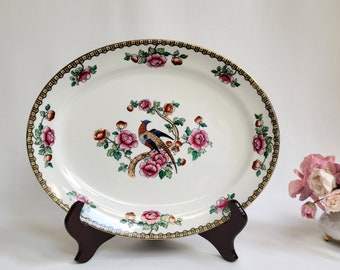 English Pheasant Salad Plates ~ Set of 2 ~ by F. Winkle Whieldon Ware ...