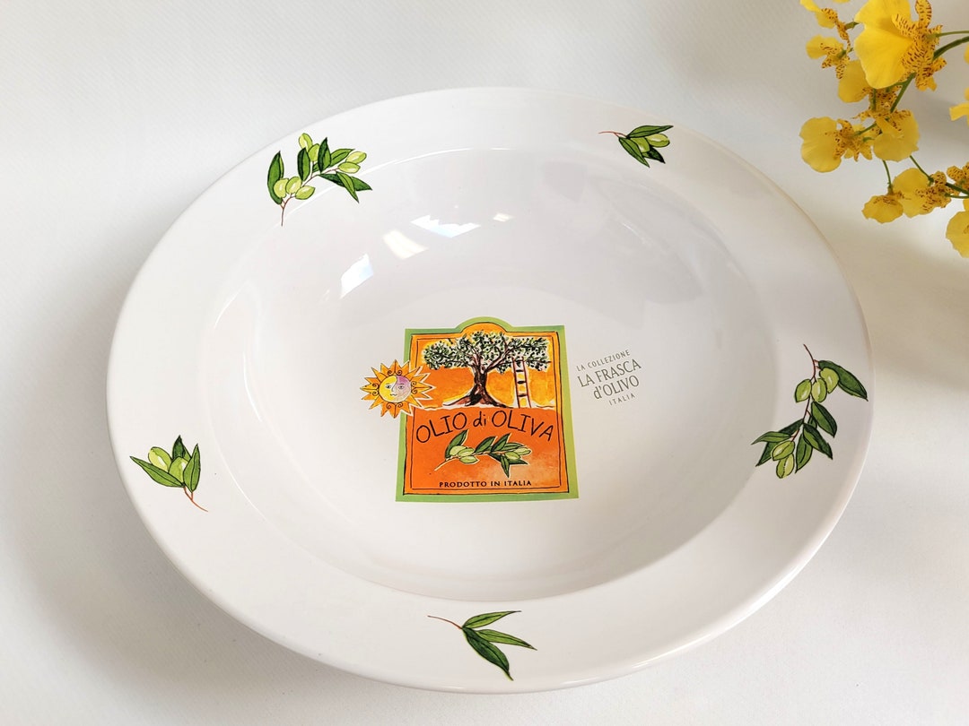 5 Piece Salad/pasta Serving Set the Olive Branch Collection - Etsy