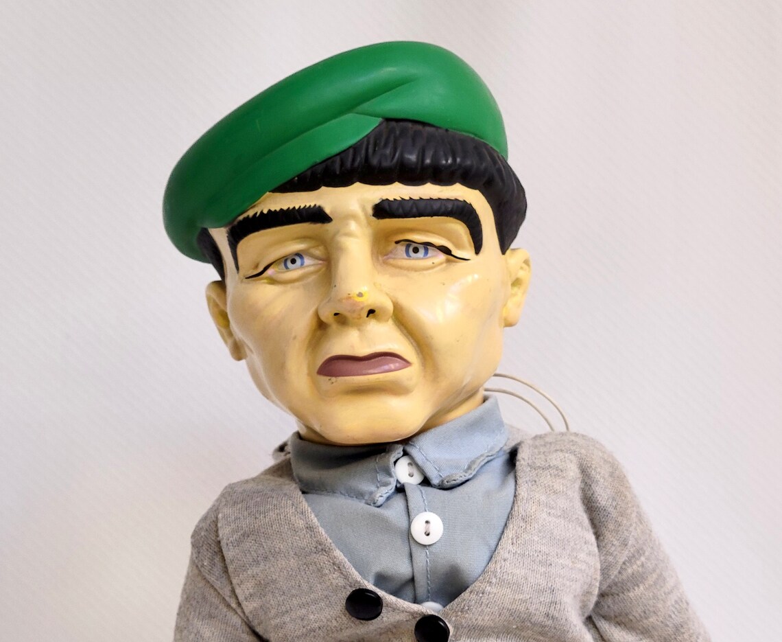 Rare moe of the Three Stooges Talking Puppet - Etsy