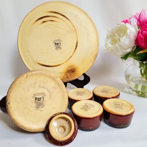 Shanghai Tea Set 7 Piece Set Earthenware Set From Pier I Red Asian ...