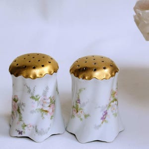 Vintage Bavarian Porcelain Sugar Shaker or Salt Pepper Shakers Hand ...
