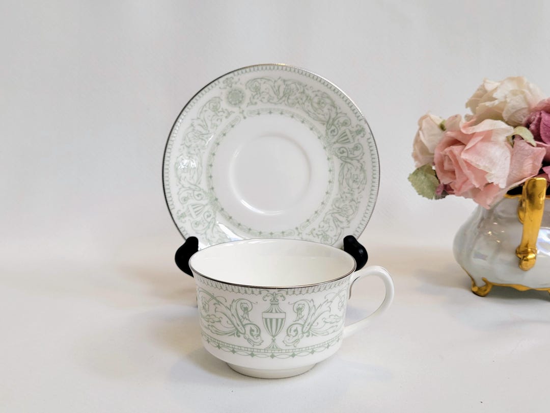 Royal Worcester Teacup and Saucer: Allegro Fine Bone China, Made in ...
