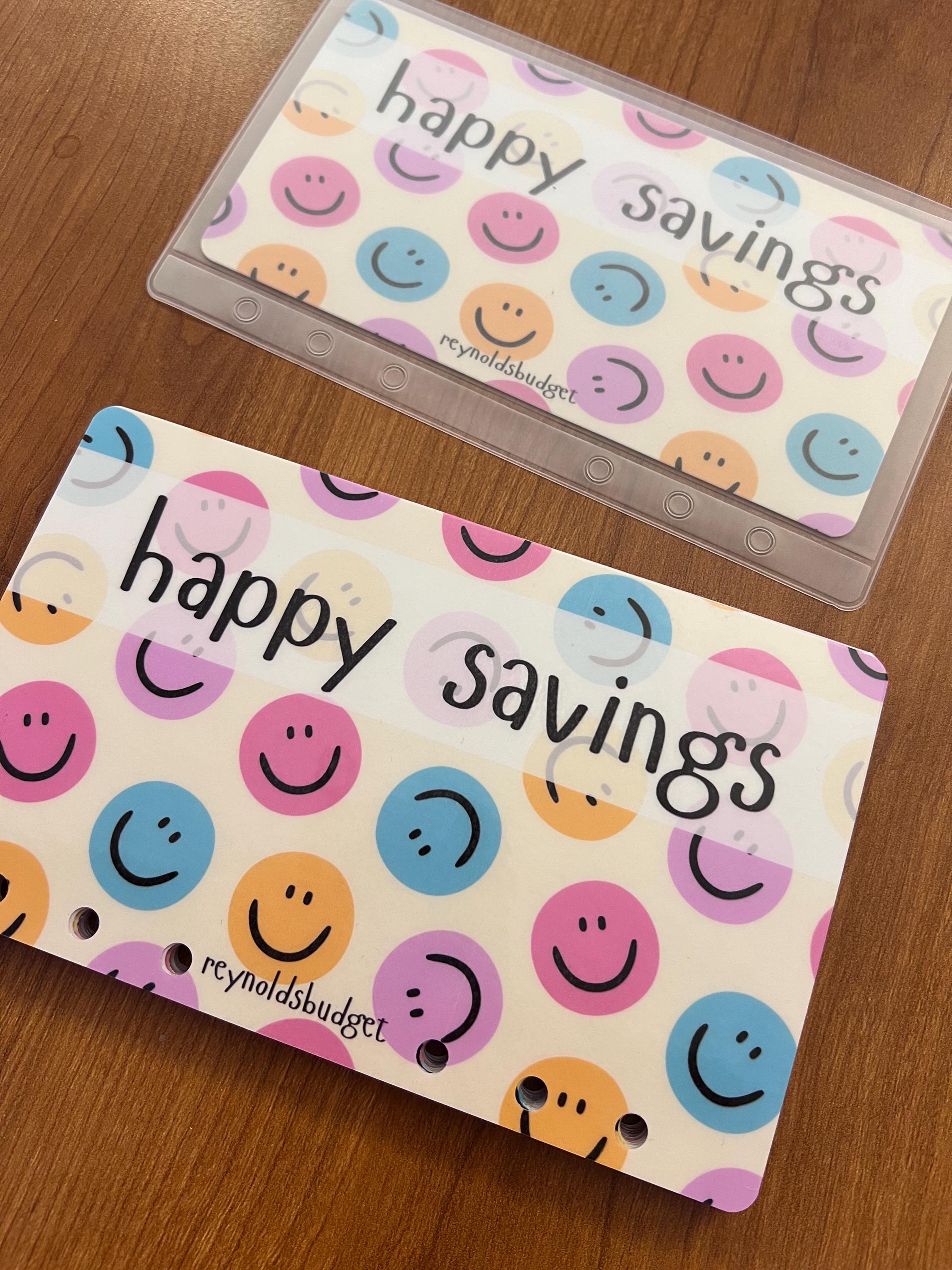 Happy Savings Challenge Set / A6 Size - Etsy