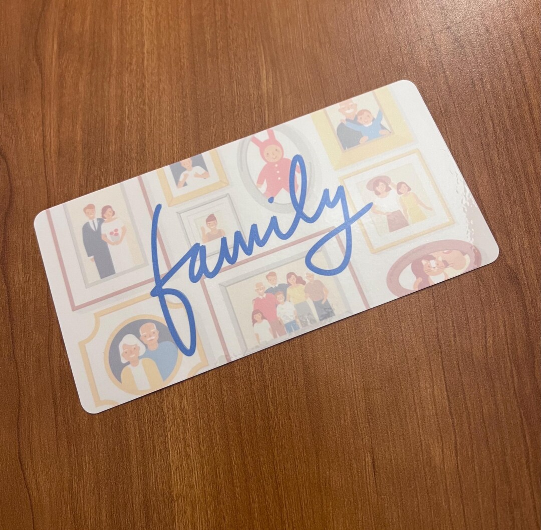 Family Envelope Dashboards // Sized for A6 Envelopes // Order With or ...