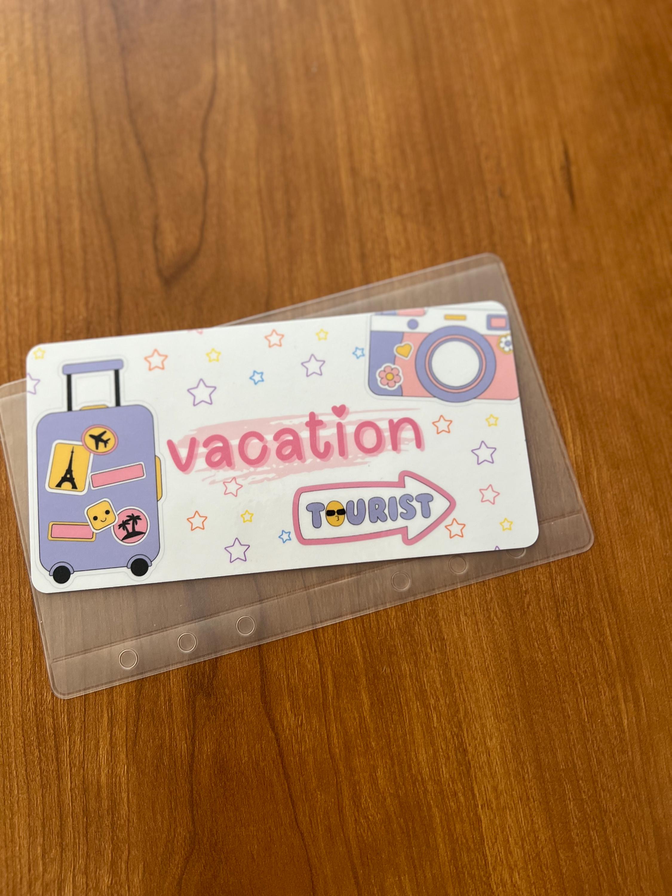 Vacation Laminated Envelope Dashboards // Sized for A6 Envelopes ...