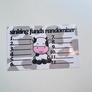 Randomizer Cards / A6 Laminated Dashboard - Etsy
