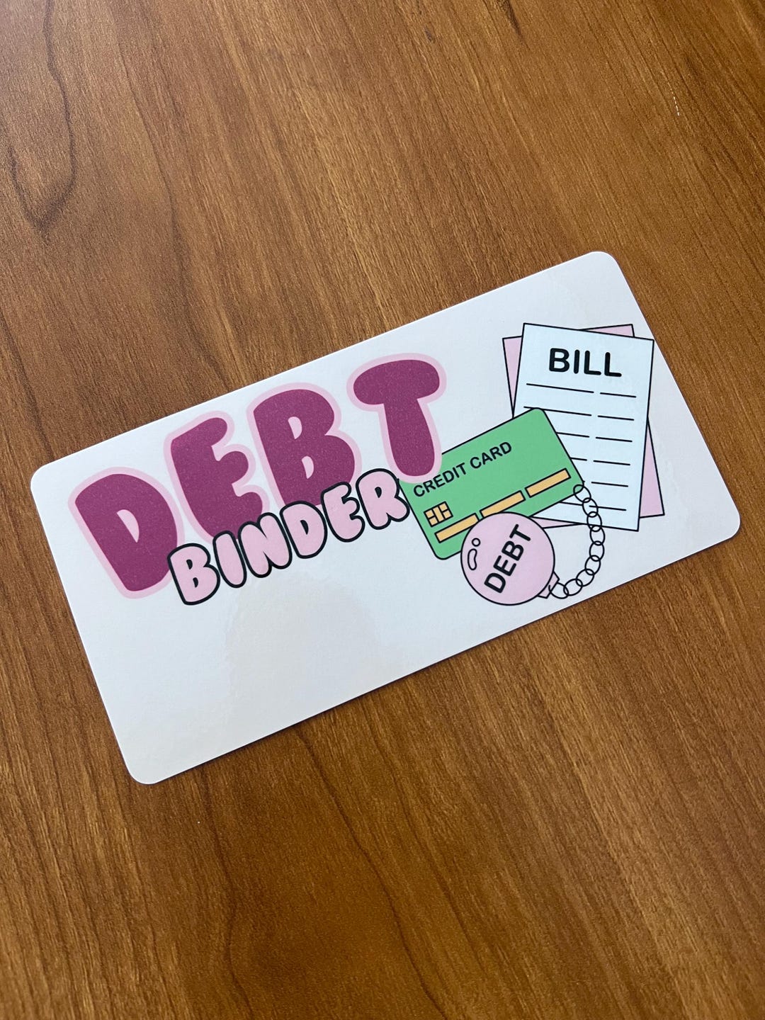 Debt Binder Envelope Dashboards // Sized for Zip or Unzip A6 Envelopes ...