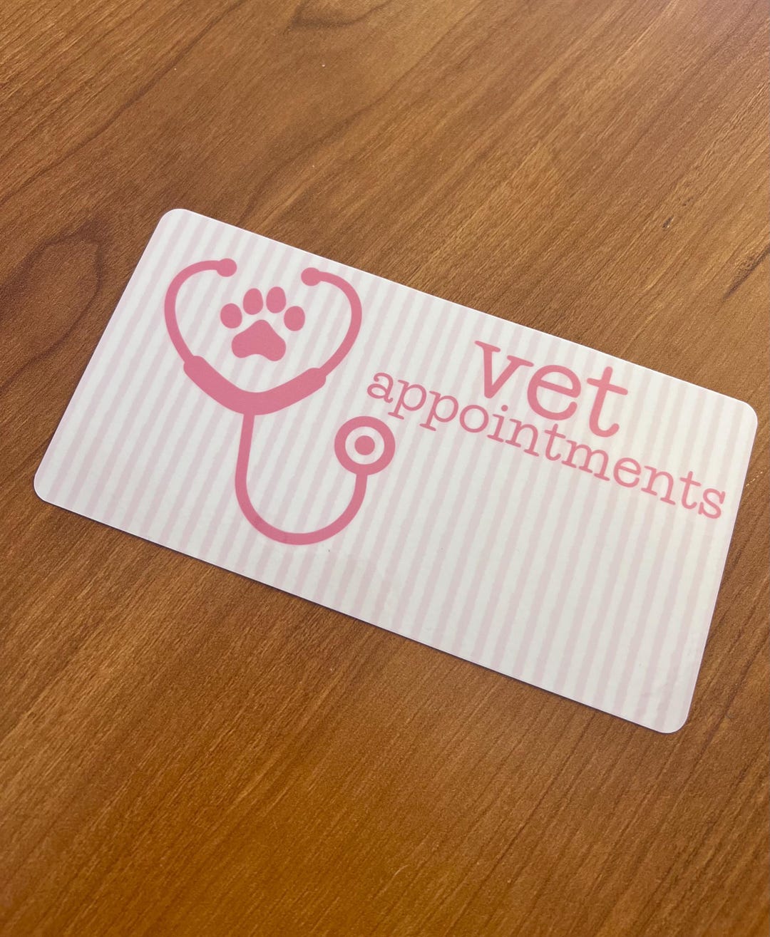 Vet Appointment Envelope Dashboards // Sized for Zip or Unzip A6 ...