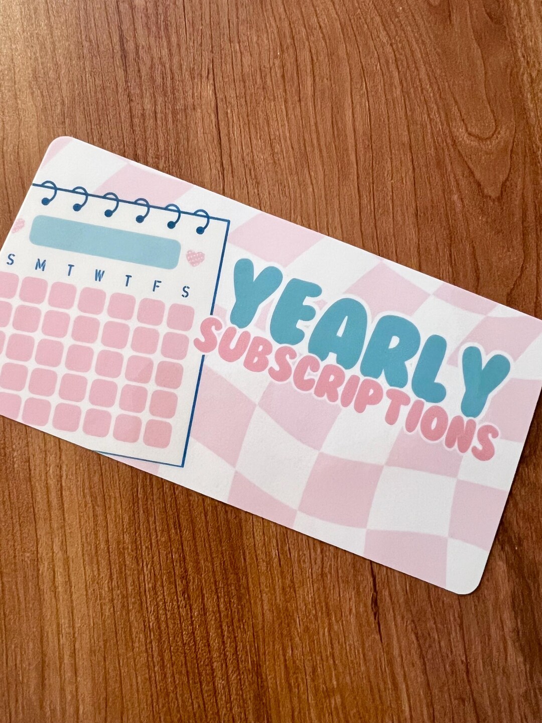 Yearly Subscriptions Envelope Dashboards // Sized for A6 Envelopes ...