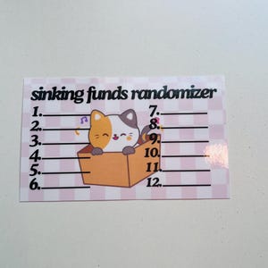 Randomizer Cards / A6 Laminated Dashboard - Etsy