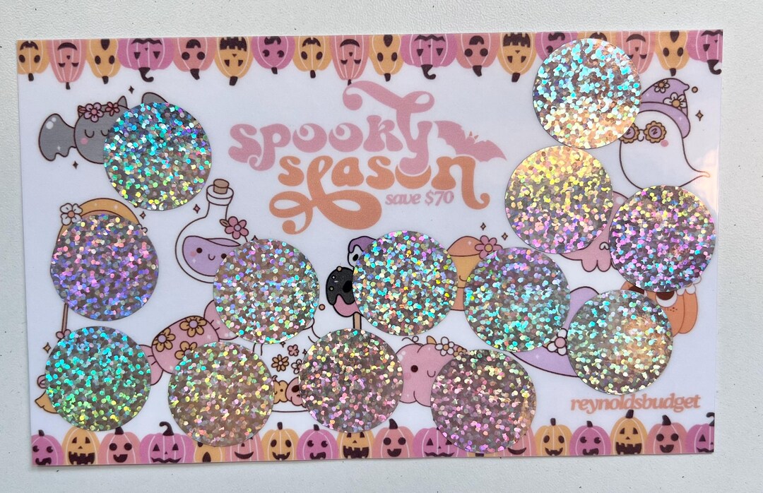Spooky Season Scratch off Savings Challenge - Etsy