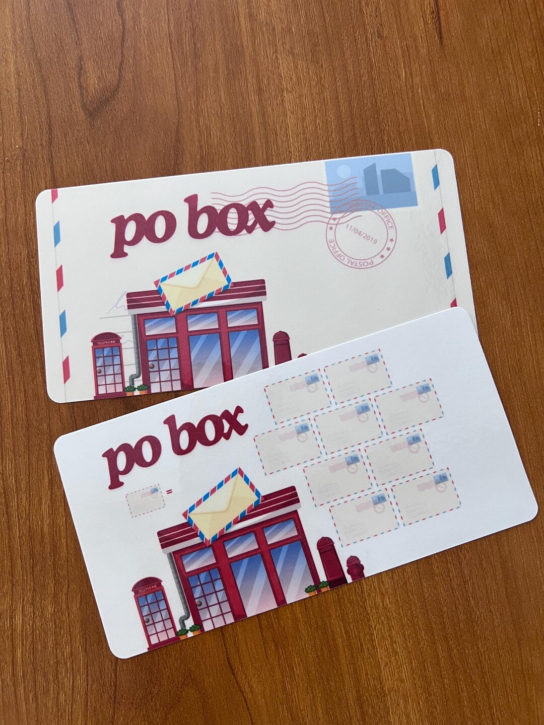 PO Box Envelope Dashboards // Sized for A6 Envelopes // Order With or ...