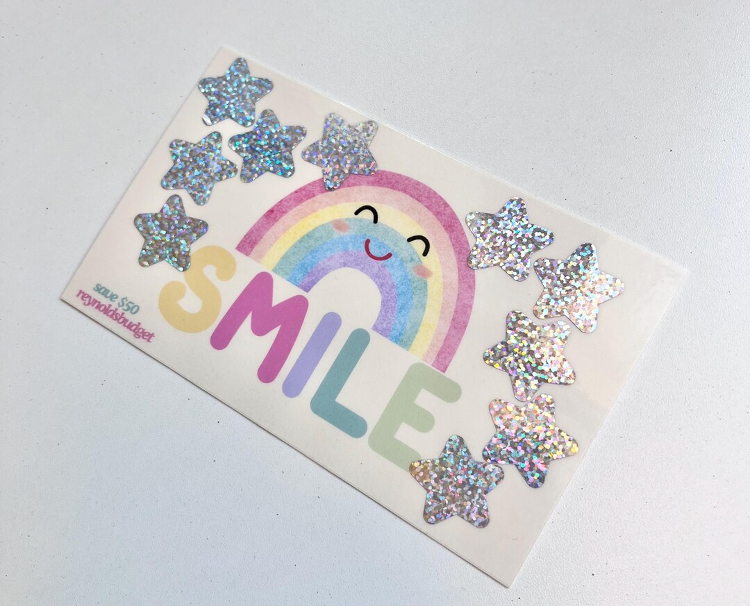 Smile Scratch off Savings Challenge - Etsy