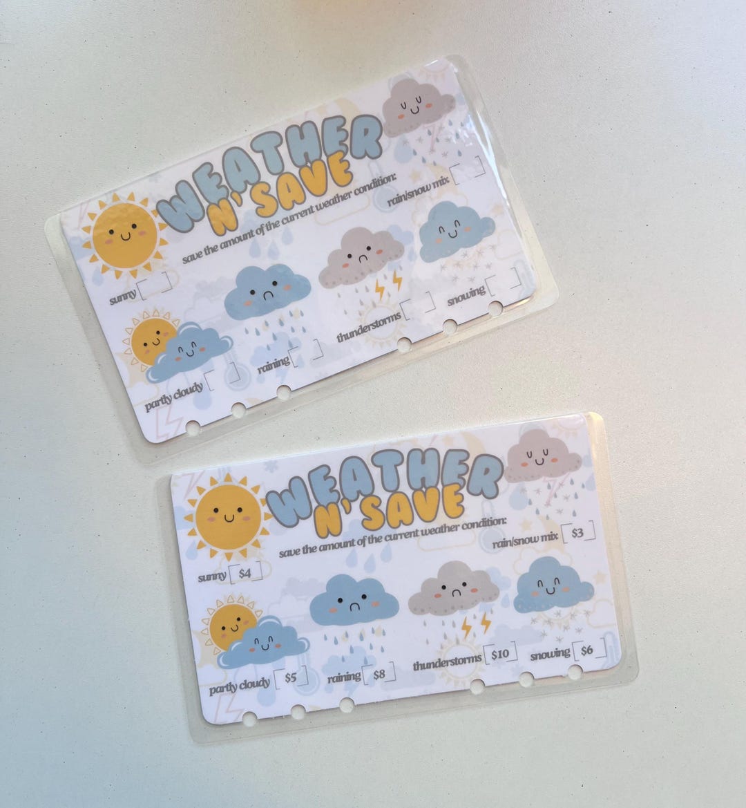 Weather N Save Envelopes / A6 Laminated Cardstock Cash Envelope - Etsy