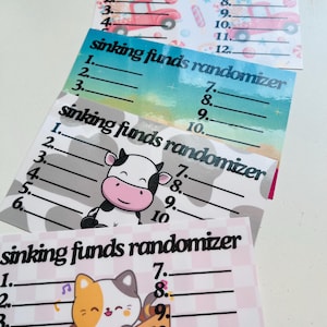 Randomizer Cards / A6 Laminated Dashboard - Etsy