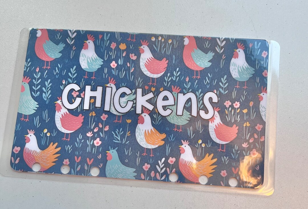 Chicken Envelope With Tracker on Backside / A6 Size. 4x7 Inches - Etsy