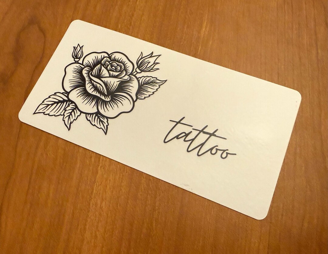 Tattoo Envelope Dashboards // Sized for Envelopes // Order With or ...
