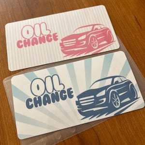 Oil Change Envelope Dashboards // Sized for A6 Envelopes // Order With ...