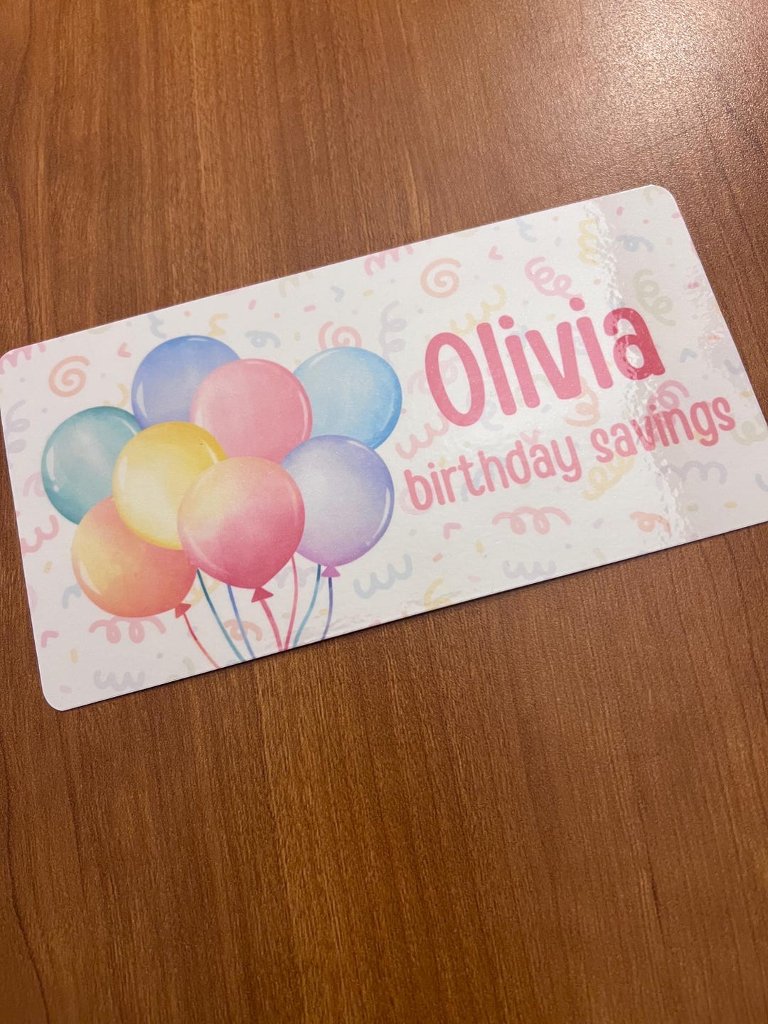 Balloon Birthday Envelope Dashboards // Sized for A6 Envelopes // Order ...