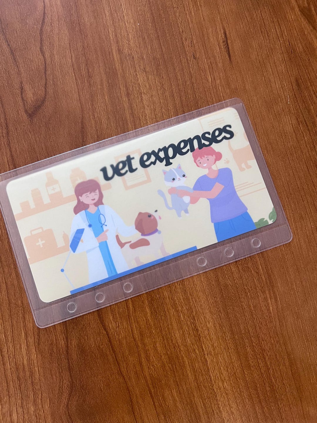 Vet Expenses Envelope Dashboards // Sized for Zip or Unzip A6 Envelopes ...