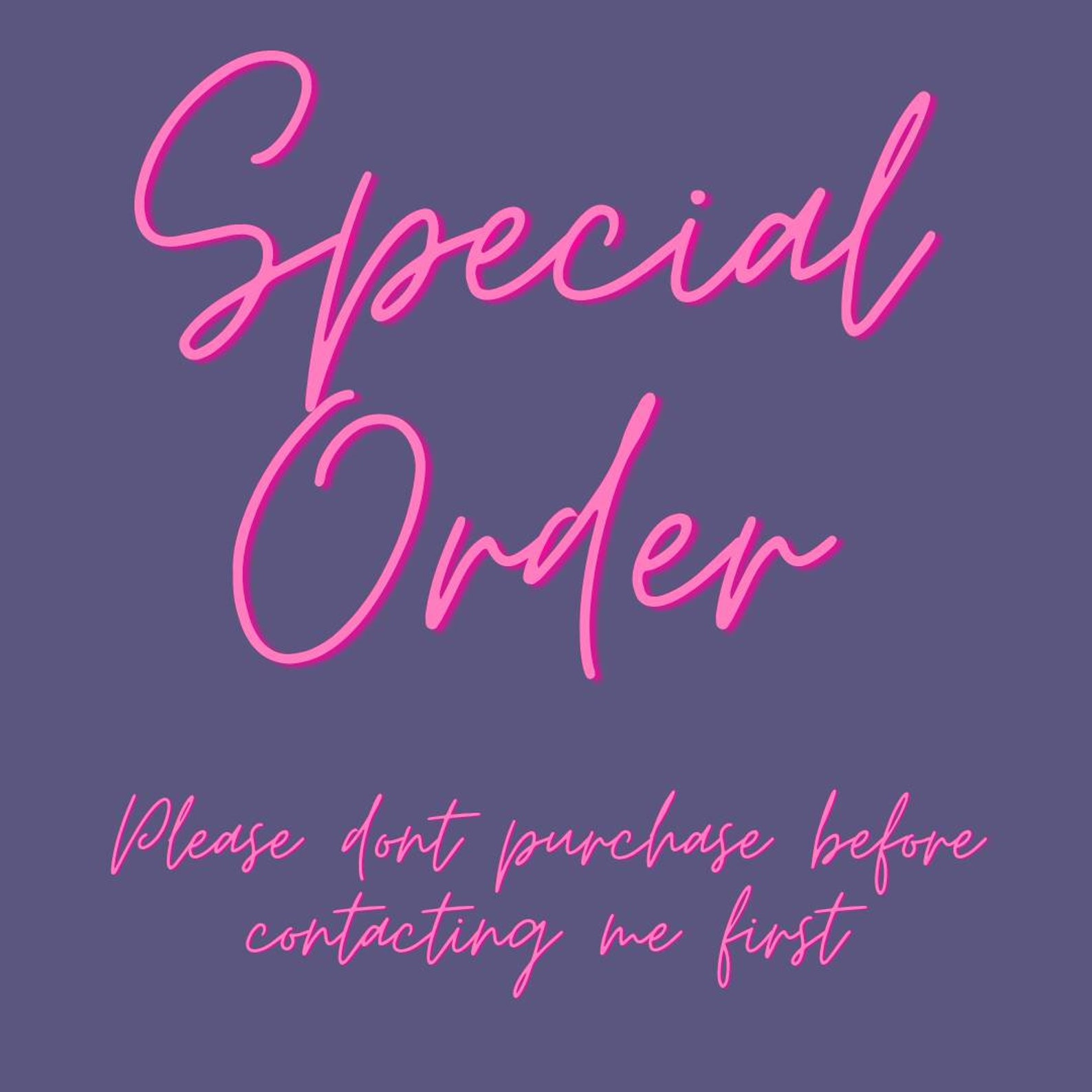 Special order | Etsy