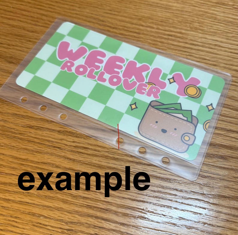 Food Envelope Dashboards // Sized for A6 Envelopes // Order With or ...