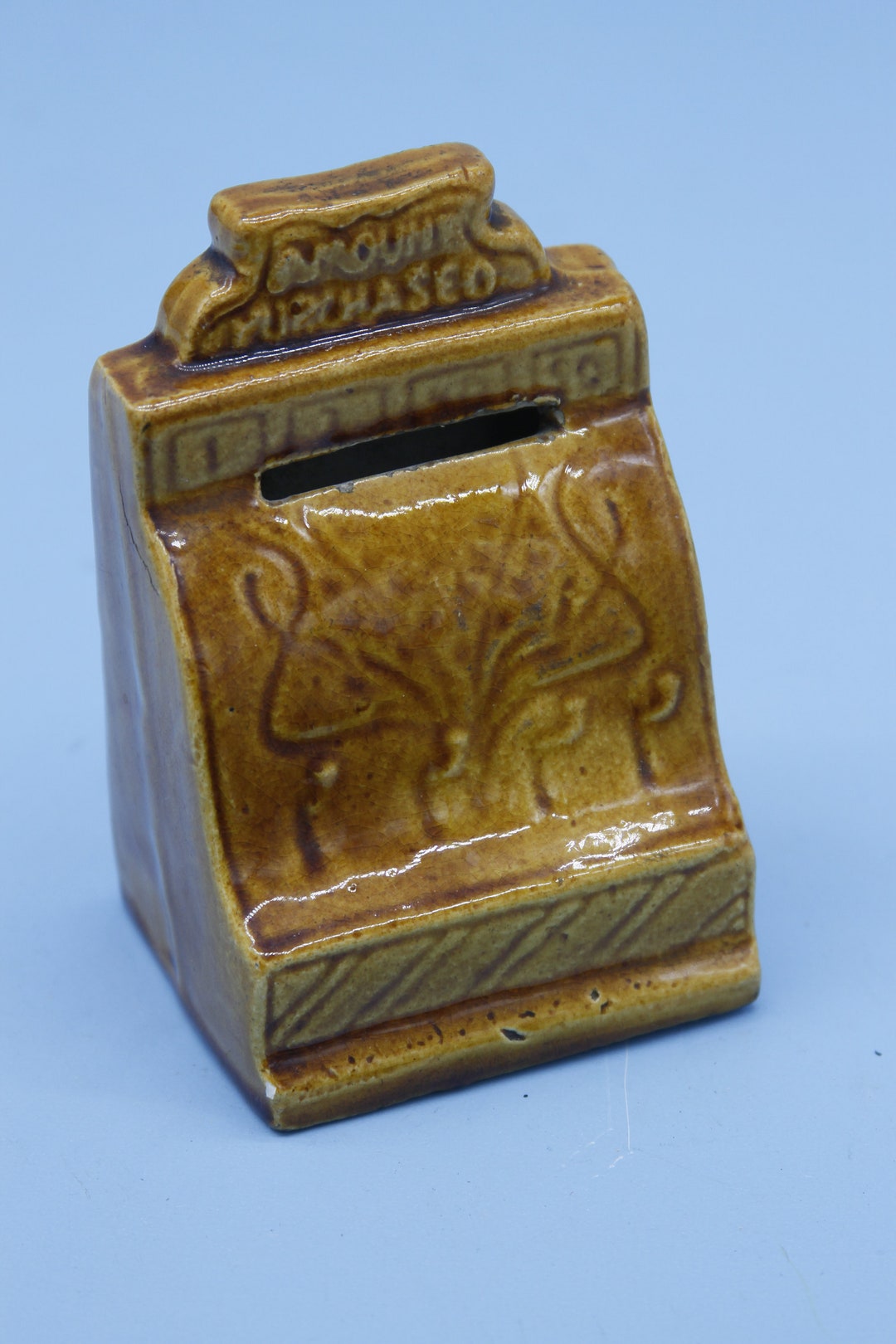 Vintage Amount Purchased Ceramic Cash Register Bank From Austria - Etsy