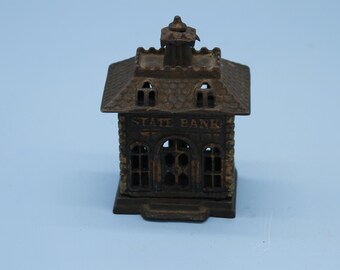 Antique Cast Iron Banks - Etsy