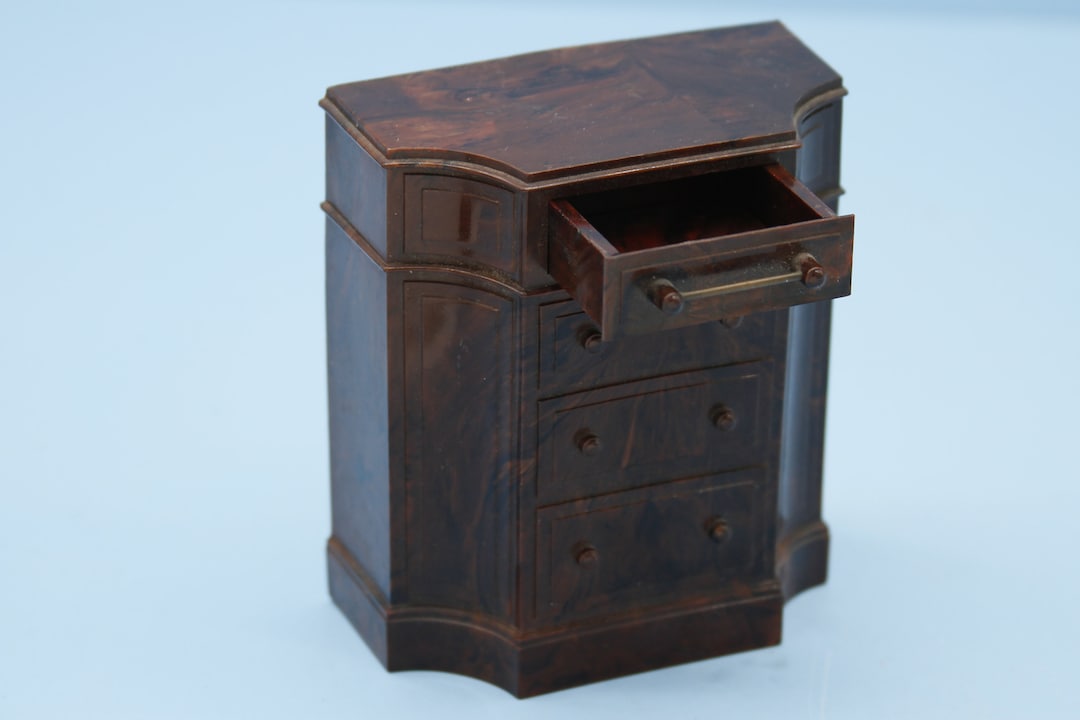 Vintage Park Sherman Plastic Dresser Bank Secret Coin Bank - Etsy