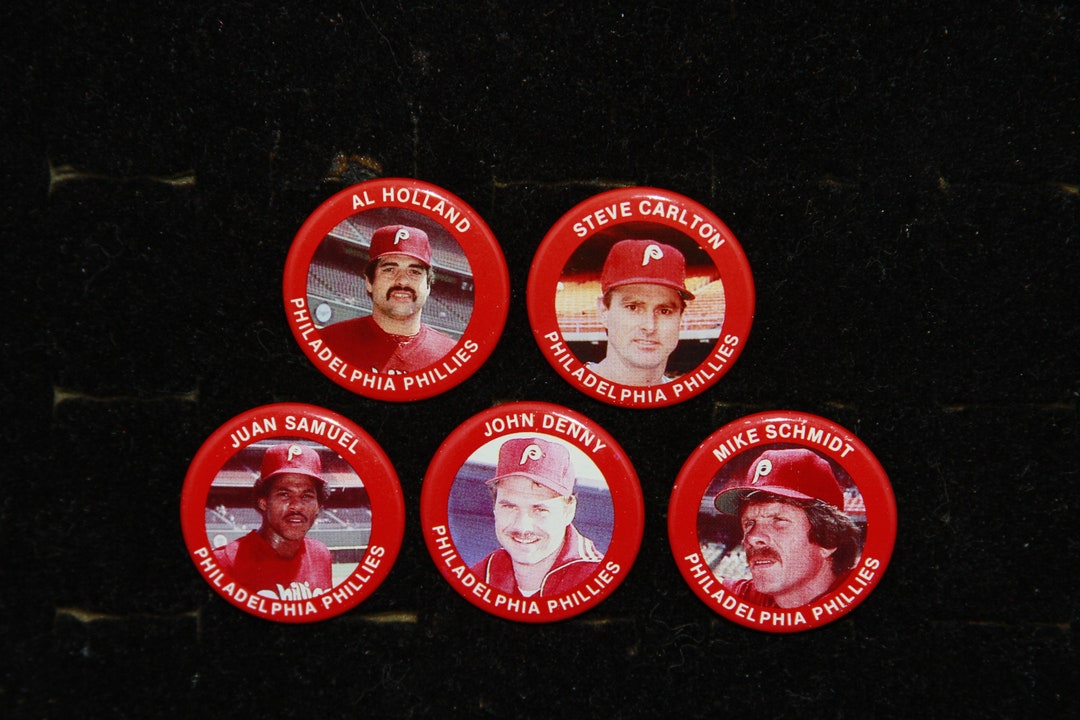 1984 Fun Foods Baseball Pins Lot of 5 Philadelphia Phillies - Etsy