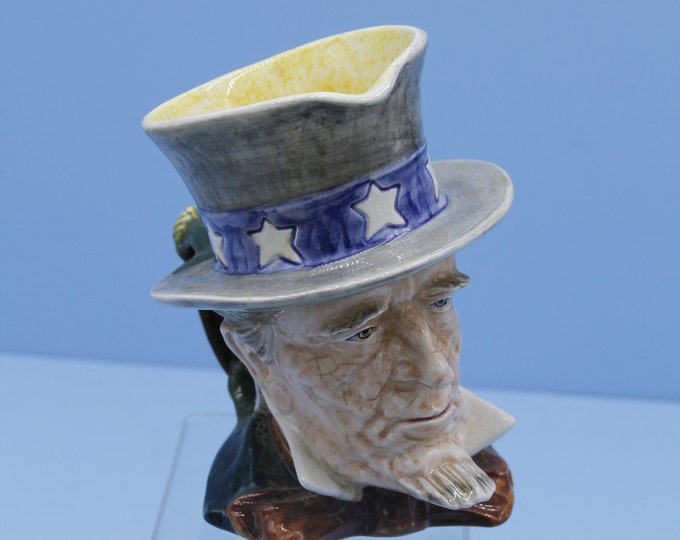 VTG Royal Winton Grimwades England Uncle Sam Toby Mug Americana ...
