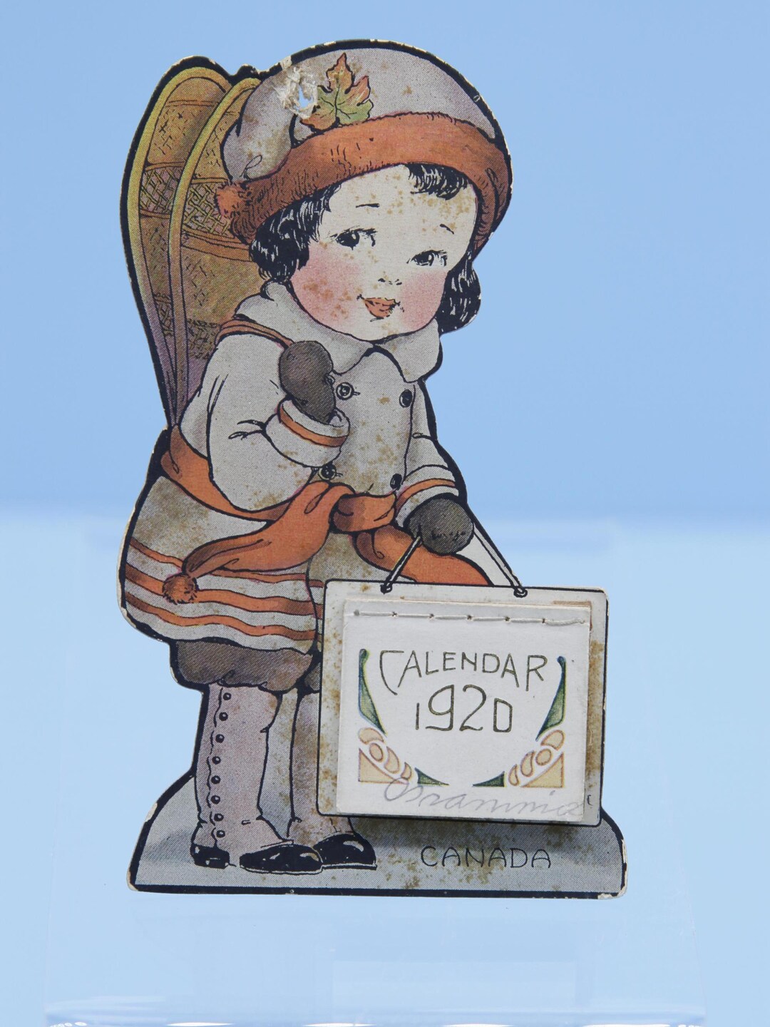 Antique 1920 Die Cut Victorian Little Girl Calendar - Etsy