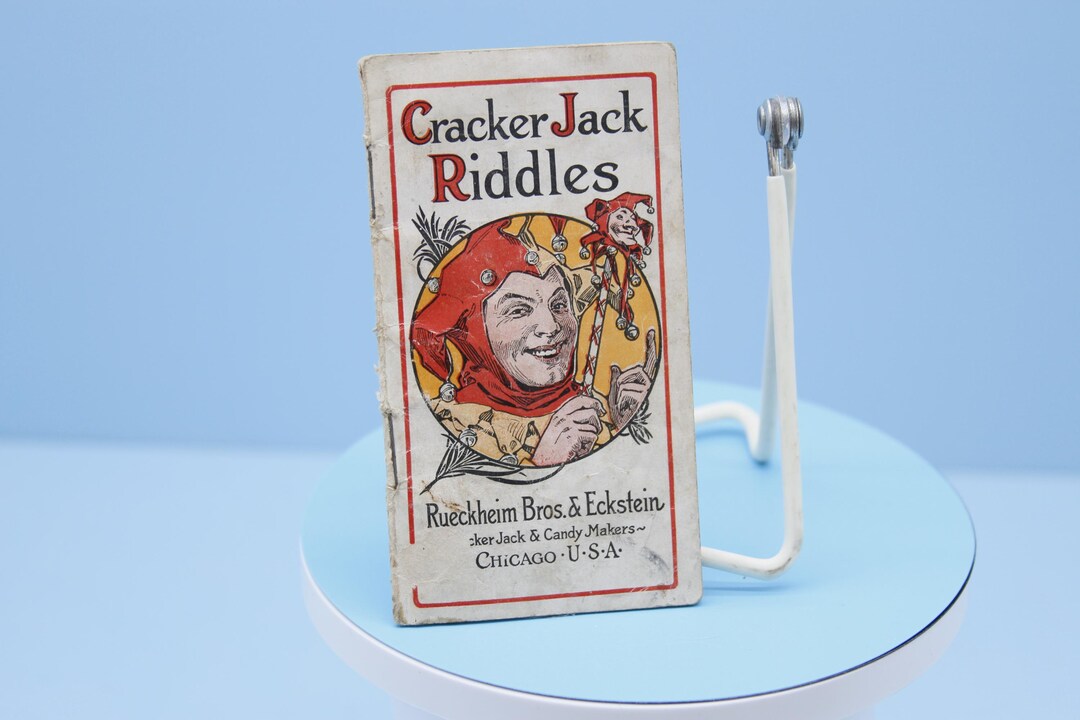 Antique Cracker Jack Riddles Book - Rueckheim & Eckstein Chicago Early ...