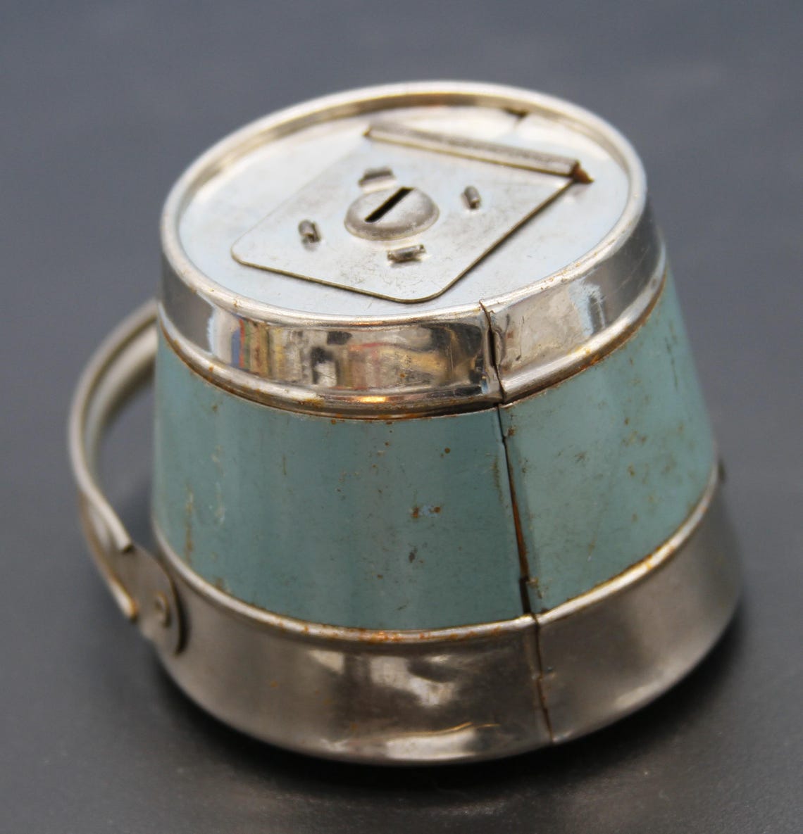 Vintage Prosperity Coin Bank Penny Saved Penny Earned 2 1/4" X 2 7/8 ...