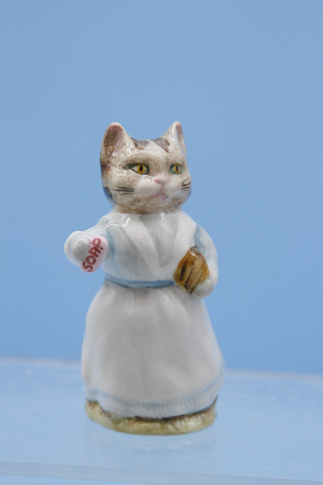 Vintage '61 Beatrix Potter Tabitha Twitchett Porcelain Figurine Beswick ...