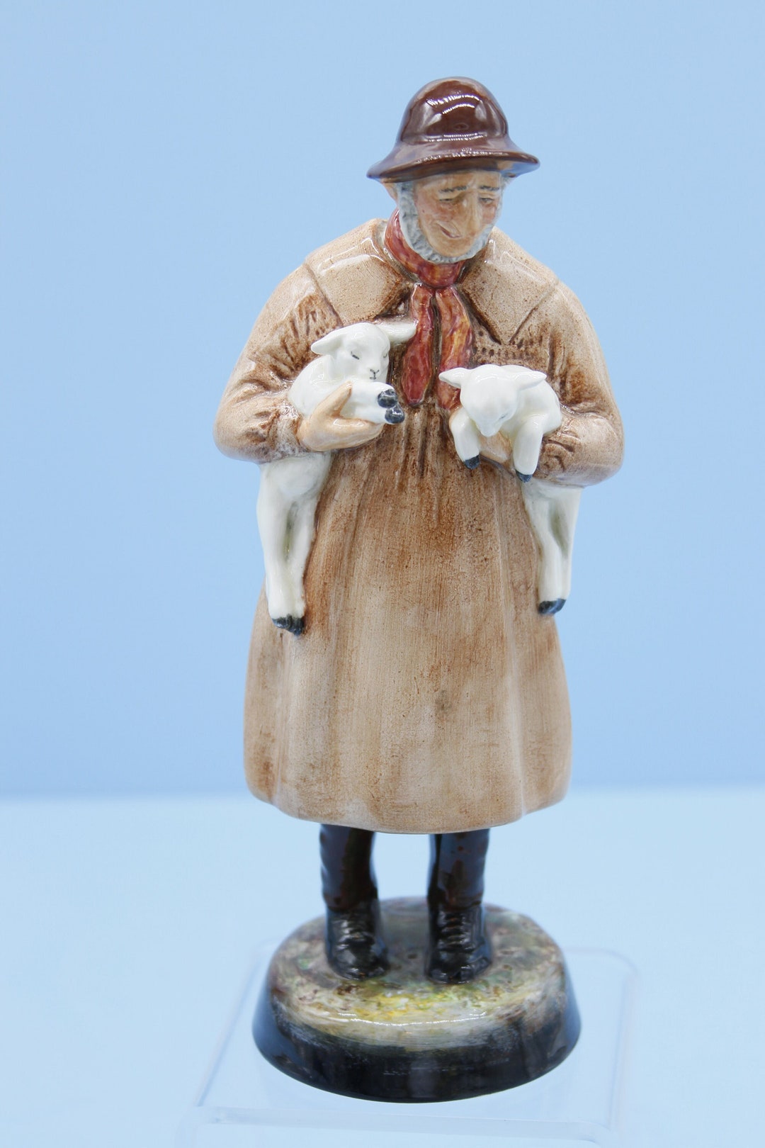 Vintage Royal Doulton Lambing Time HN1890 Figurine Shepherd Lambs - Etsy