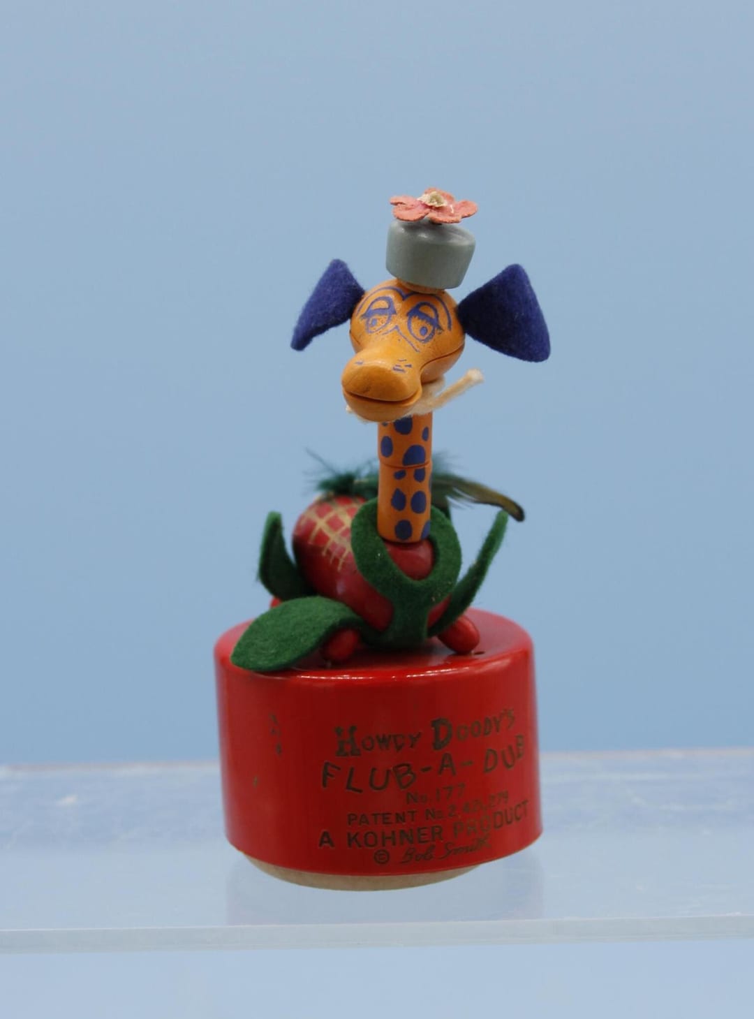 Howdy Doody Flub a Dub Sits on Plastic Base That Reads "a Kohner ...