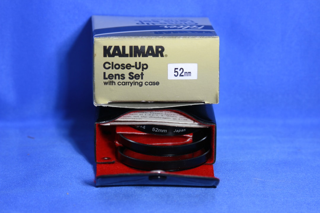 Kalimar Filter Close-up Lens Set With Carrying Case - Etsy