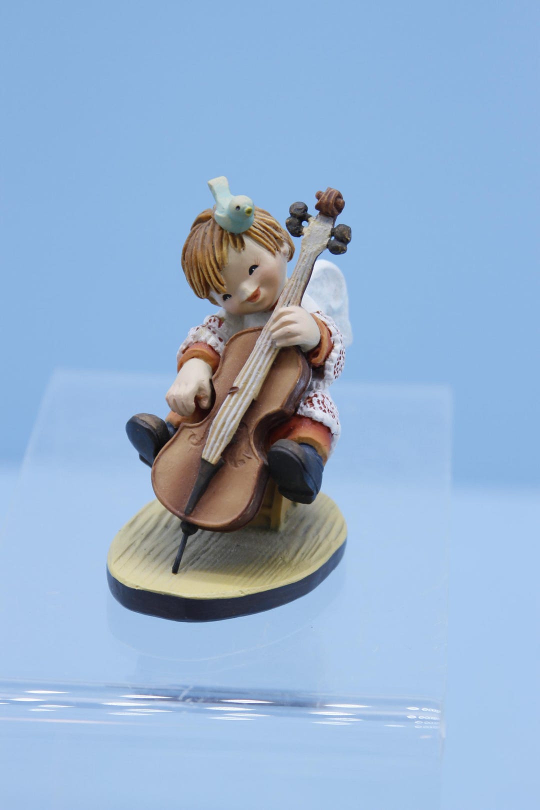 Vintage Anri Toriart Angel Playing Cello Hand Painted Figure 3” - Etsy