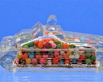 Glass Candy Container Toy - Etsy