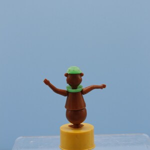 1960's Kohner Yogi Bear Push Puppet Toy Hanna Barbera Cartoon TV Show ...