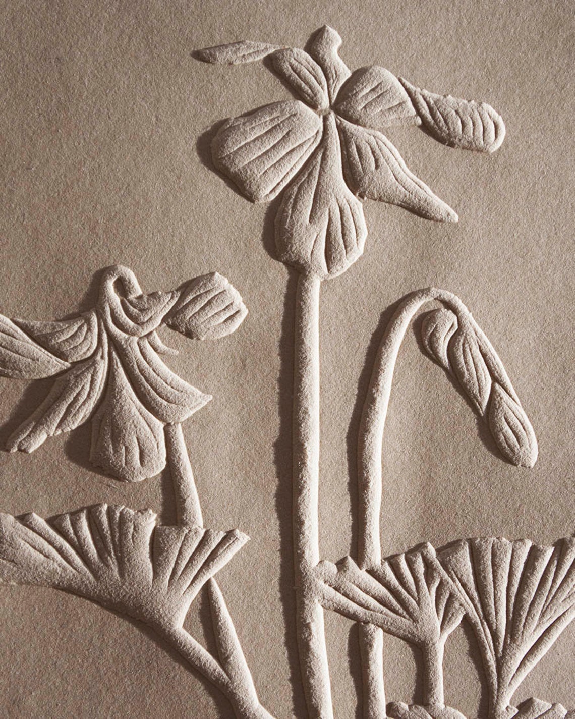 Violet | Blind Embossed, Limited Edition, Hand-carved Block Print ...